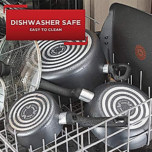 T-fal Advanced Nonstick Fry Pan 8 Inch Cookware, Pots and Pans, Dishwasher Safe Black