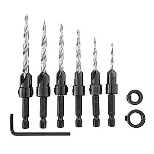 Irwin Tools 1882792 SPEEDBOR Countersink Wood Drill Bit, 8-Piece