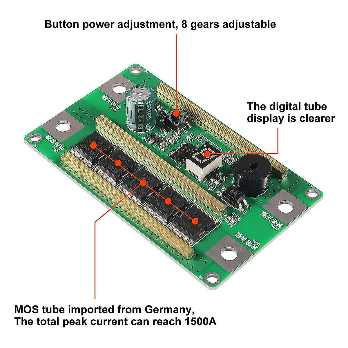 Battery Energy Storage Spot Welding Machine Welding Equipment Spot Welders DIY Small PCB Circuit Board for 18650 26650 Battery