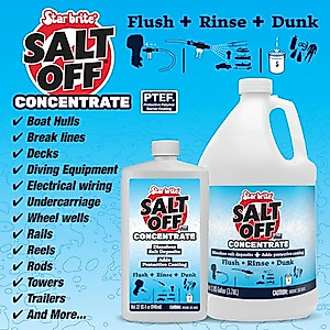 STAR BRITE Salt Off Concentrate - 1 Gallon - Ultimate Salt Remover Wash & Marine Engine Flush for Boats, Vehicles, Trailers, and More (093900N)
