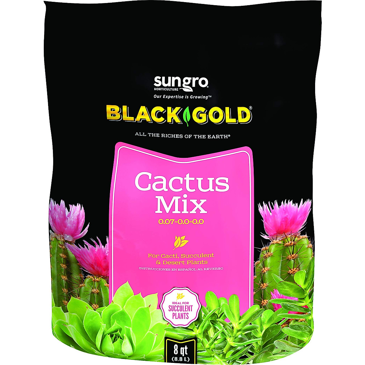 Sun Gro Horticulture 1410602.Q08P Black Gold Cactus Mix (8 qt)