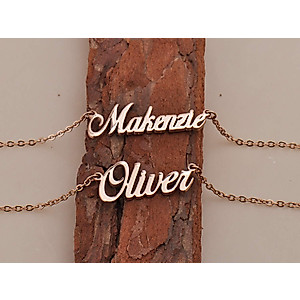 GR35Z9 Personalized Personal My Name Necklace Jewelry for Womens Cobi