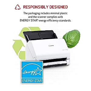 Canon imageFORMULA R30 Office Document Scanner, Auto Document Feeder and Duplex Scanning, Plug-and-Scan Capability, No Software Installation Required