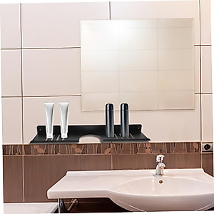 BRIGHTFUFU Bathroom Storage Wall Mounted Rack Shelves steel shelf wall mount shelves bath organizer wall stand shelves steel shelves decorative shelves steel shelving toilet