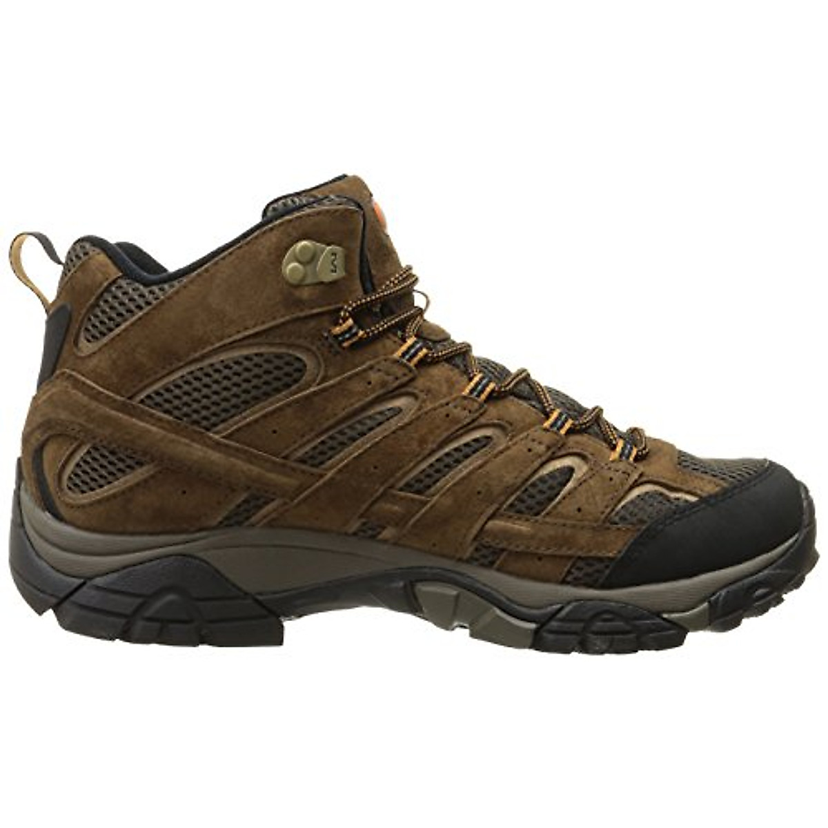 Merrell Men's Moab 2 Mid Waterproof Hiking Boot, Earth, 11 2E US