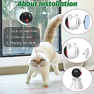 AUKL Cat Laser Toys for Indoor Cats, Motion Activated Interactive Cat Toys & Dog Toys