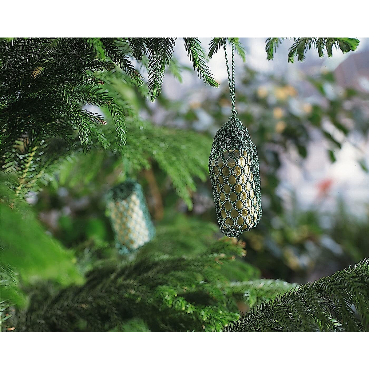 Gardeners Supply Company Deer Repellent Plant Pouches | Natural Citrus Scent Soap Based with Nylon Pouch Holder | Chemical Free Humane Deer Repel Outdoor Plants Protector | Set of 6