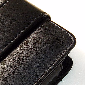 BDX0301 New premium quality leather black camera case for sony DSC—WX1