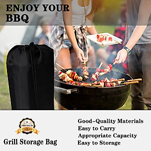 Rilltowpe Grill Utensil Storage, Grilling Bags for Outdoor Grilling, Grill Tool Storage, Grill Tools BBQ Bag, Foldable Grill Bag for Camping and Hiking BBQ.