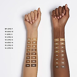 Ruby Kisses Cream Foundation 3D Face Creator 2-Color Foundation and Concealer, 12 Hour Wear Long Lasting, Medium to Full Coverage (Level 11)