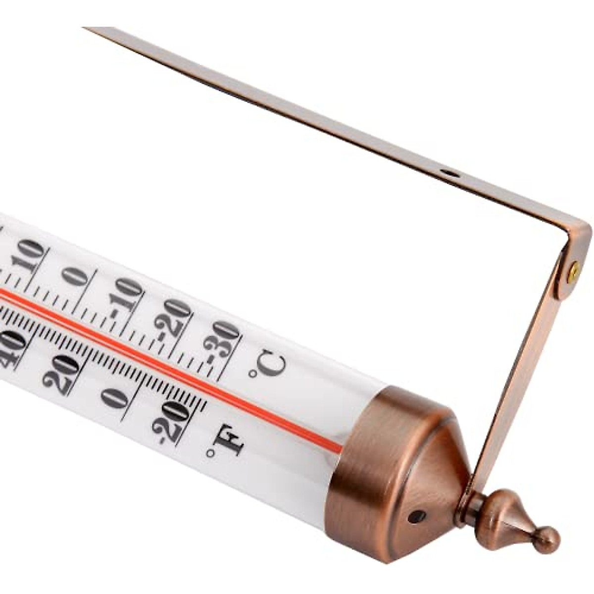 TERMOFLY 10.2 inch New Premium Steel Indoor/Outdoor Thermometer Waterproof Decorative
