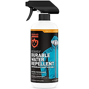 GEAR AID unisex-adult Revivex Durable Water Repellent (DWR) Spray for Reproofing Jackets, 16.9 fl oz, Clear
