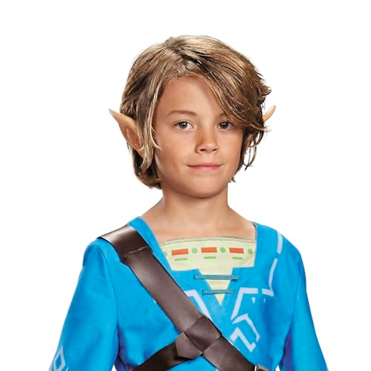 Link Breath Of The Wild Deluxe Costume, Blue, Large (10-12)
