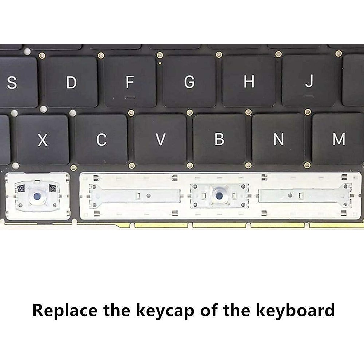 Replacement Keyboard Keycaps,Full Set of US Keycaps QWERTY Fit for MacBook Pro Retina 13" / 15" Model A1706 A1707 A1708 2016-2017 Year EMC 3071 EMC 3163 EMC 3072 EMC 3162 EMC 2978