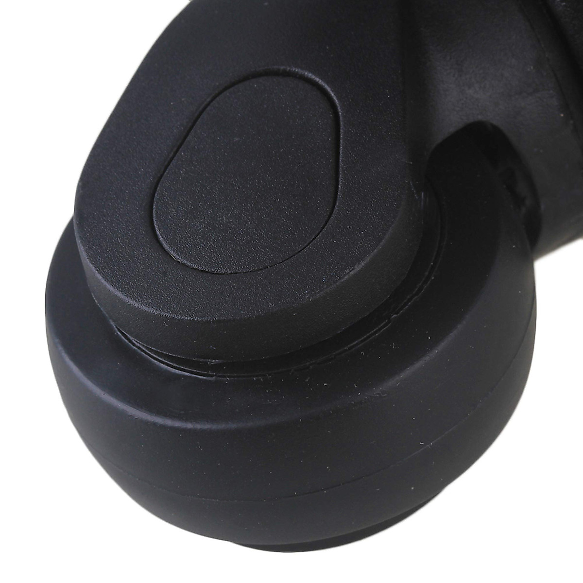 RDEXP Black 9.6x9.3x4.8cm DIY Left & Right Luggage Wheels with 8 Screws Replacement Set of 2