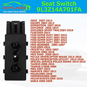 9L3Z14A701A 6-Way Power Seat Adjuster Replacement for Mustang Edge Escape Expedition Seat Switch Replace OE PSW5