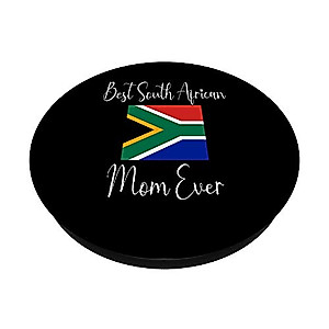 Best South African Mom Ever - Flag of South Africa PopSockets PopGrip: Swappable Grip for Phones & Tablets