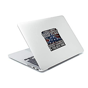 Those Who Disrespect Our Flag Have Never Been Handed A Folded One 7 inch Decal for Cars, Trucks, Motorcycles, Boats & Laptops - Support our Veterans