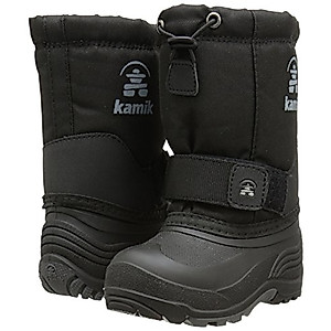 Kamik Rocket Cold Weather Boot (Toddler/Little Kid/Big Kid),Black,2 M US Little Kid