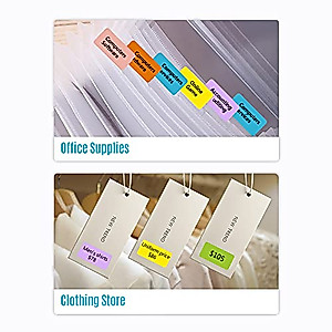 mewmewcat for Label Maker,1 Roll Thermal Printing Label Paper Self-Adhesive Name Price Barcode Sticker Waterproof Tear-Resistant for L11 Label Printer, 12x22mm 260 Sheets