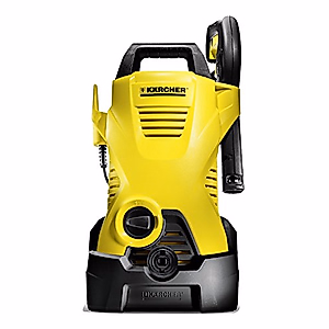 Karcher K 2 Compact 1600 PSI Portable Electric Power Pressure Washer with Vario & Dirtblaster Spray Wands – 1.25 GPM