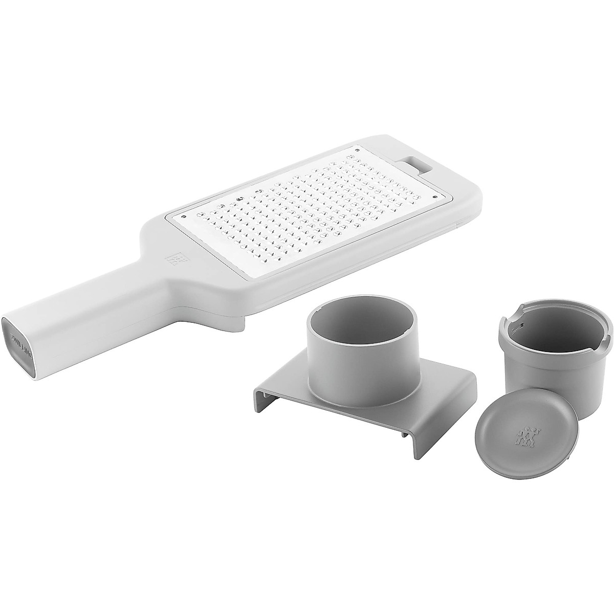 ZWILLING Z-Cut Multifunctional Grater, Mandoline, Faster Grating Technology, Zester, Rasp Grater, Slicer, Finger Guard,Grey