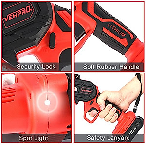 QBQCBB 24V Electric Cordless Saw Woodworking Electric Chain Saw Wood Cutter Suitable for Tree Pruning, with 1 Sets of Battery Portable Garden Cutting, Bamboo Cutting Green Works