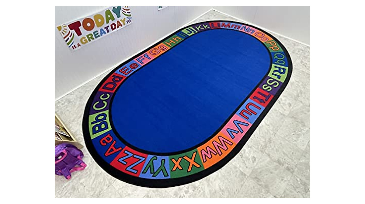 Alpha Circle Time ABC Rug - Bright & Cheerful Design