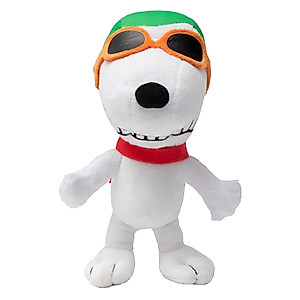 JINX Official Peanuts Collectible Plush Snoopy, Excellent Plushie Toy for Toddlers & Preschool, Flying Ace