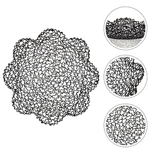 Hemoton Decorative Bowls for Home Decor and Centerpieces- Gold Vegetable Fruit Bowl for Kitchen Counter, Table Centerpieces for Dining Room and Living Room Decor, Fruit Basket for Kitchen (Black)