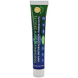Zeolite Toothpaste | 2.5 fl oz - 75 ml | Fluor-Free | 100% Natural Origin Ingredients | 15% Natural Mineral Zeolite | Heiltropfen®