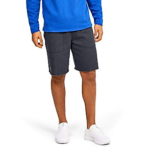 Under Armour Men's Hustle Fleece Short Black | White Small