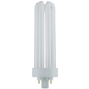 Circle (10 Pack) PLT-42W 841, 4 Pin GX24Q-4, 42 Watt Triple Tube, Compact Fluorescent Light Bulb