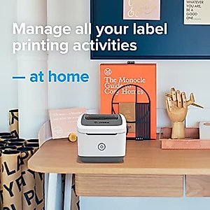 ZEBRA ZSB Series Thermal Label Printer - Small Home Office Wireless Labeling for Address, Folders, Shipping, Barcodes. Compatible w/UPS, USPS, Shopify, Ebay, FedEx, Amazon, Etsy - ZSB-DP12-2-in Width