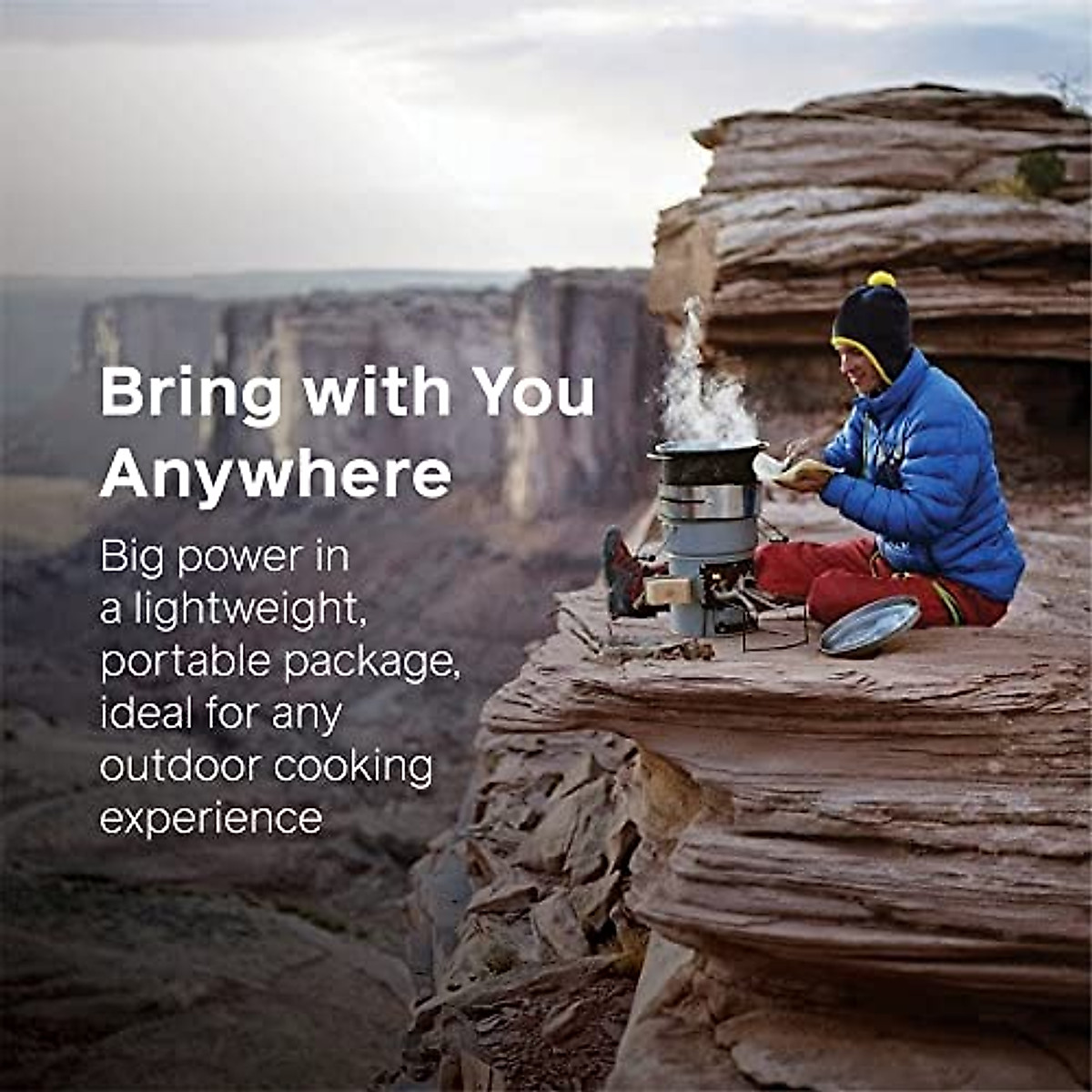 EcoZoom Rocket Stove Heavy Duty Portable Camp Stove for Outdoor Cooking, Versa Dual-Fuel (Wood & Charcoal)