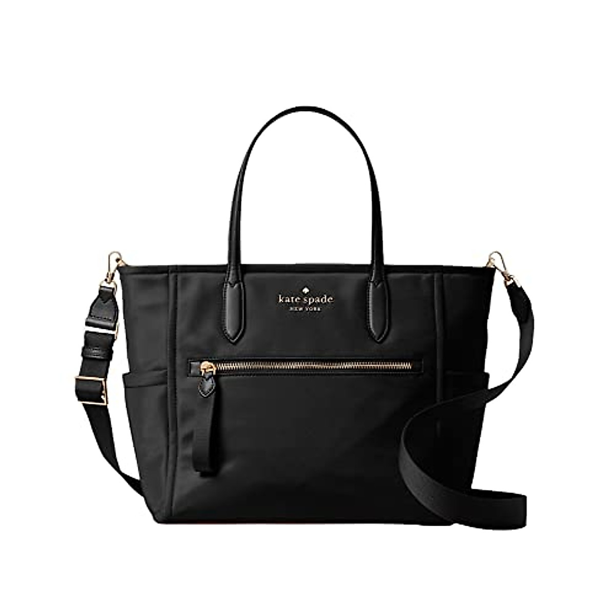 Kate Spade New York Chelsea Nylon Satchel (Black)