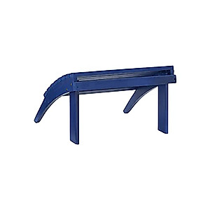 Linon Jayde Blue Adirondack Outdoor Ottoman