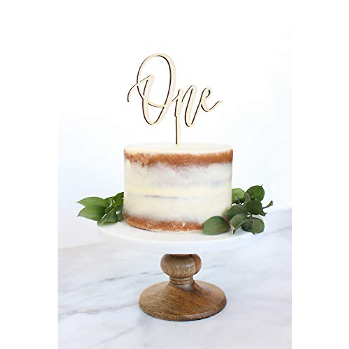 First Birthday Cake Topper for Smash Cake - One