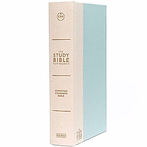 CSB Study Bible For Women, Light Turquoise/Sand Hardcover, Black Letter, Study Notes and Commentary, Articles, Profiles, Word Studies, Charts, Full-Color Maps, Easy-to-Read Bible Serif Type