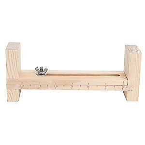 Wooden Bracelet Jig U Shape Clear Scale Bracelet Jig Kit DIY Hand Knitting Bracelet Jig with 2 Clips Bracelet Braid Tools