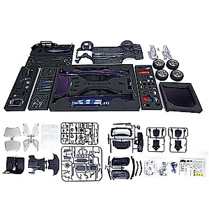 1:8 Rc Drift Car for GTR R34 RTR Remote Control Racing Cars (Purple-Kit-Painted)