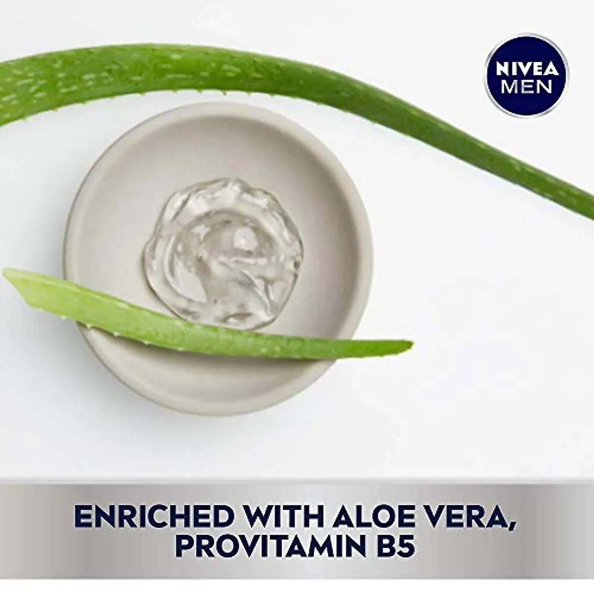 NIVEA MEN Maximum Hydration Shave Gel with Aloe Vera and Provitamin B5, 3 Pack of 7 Oz Cans