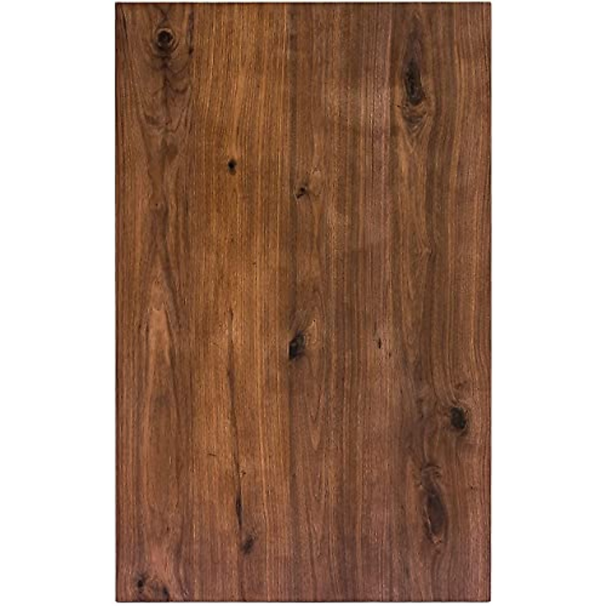 WOODCN Home Office Desk Handmade Rustic Style Workstation Computer Desk Solid Walnut Wood Veneer with Metal Modern Simple Study Writing Desks (58x28 Inch, Only Table Top)