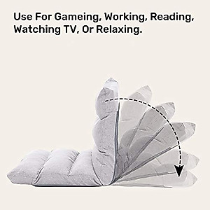 Floor Lounger Adjustable Floor Chair Flat of a Sleepy with an owl a Bear a Hedgehog a Memory Foam Folding Floor Sofa Lounge Chair for Adults Home Office Reading Watching Gaming