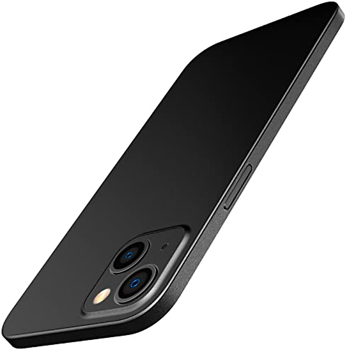 JETech Ultra Slim (0.35mm Thin) Case for iPhone 13, 6.1-Inch, Camera Lens Cover Full Protection, Lightweight, Matte Finish PP Hard Minimalist Case, Support Wireless Charging (Black)