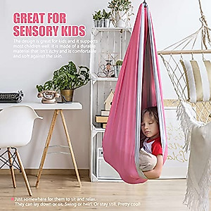 Indoor Sensory Swing for Kids, Therapy Swing for Kids with Special Needs | Autism Sensory Needs | Kids Sensory Hammock, Holds up to 300lbs