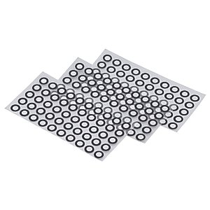150Pcs 6.0mm 3D Scanning Marker, 3D Tracking Dot Reference Point Markers for 3D Scanning, Positioning Targets with Black, Reflective Glass Microbeads