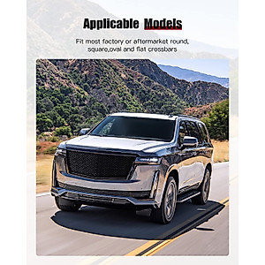 cciyu Bike Roof Carrier Fits Most Size Crossbar Aluminum Car Rooftop Bike Carrier Bicycle Racks with Lock