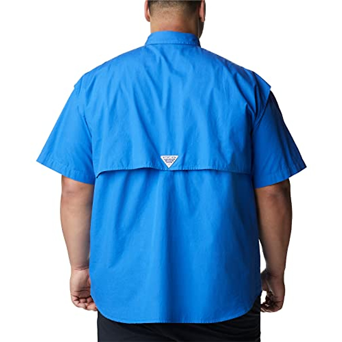 Columbia Standard Men’s Bonehead Short-Sleeve Work Shirt, Comfortable and Breathable, Vivid Blue, X-Large