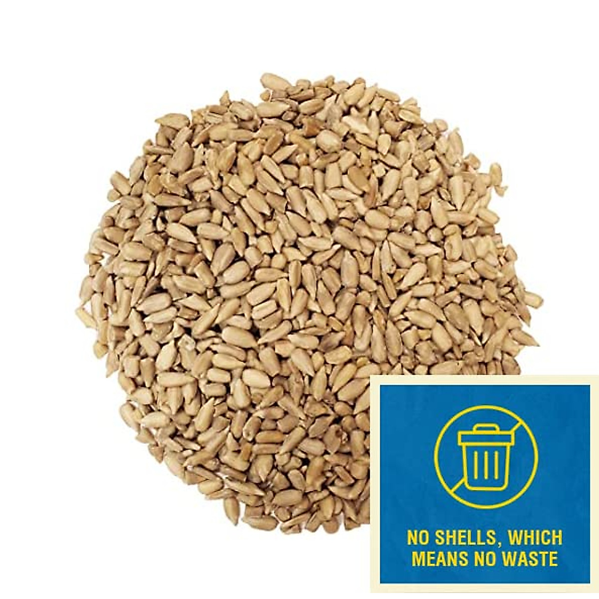 Sunflower Chips Shelled No Waste Bird Seed (20 Pounds)